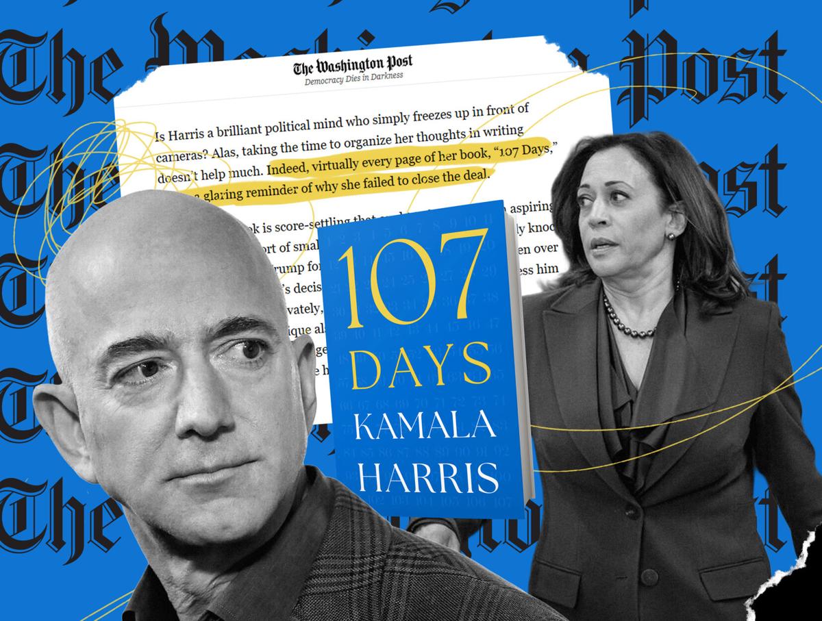 How Jeff Bezos keeps throwing Kamala Harris under the bus | Paul ...