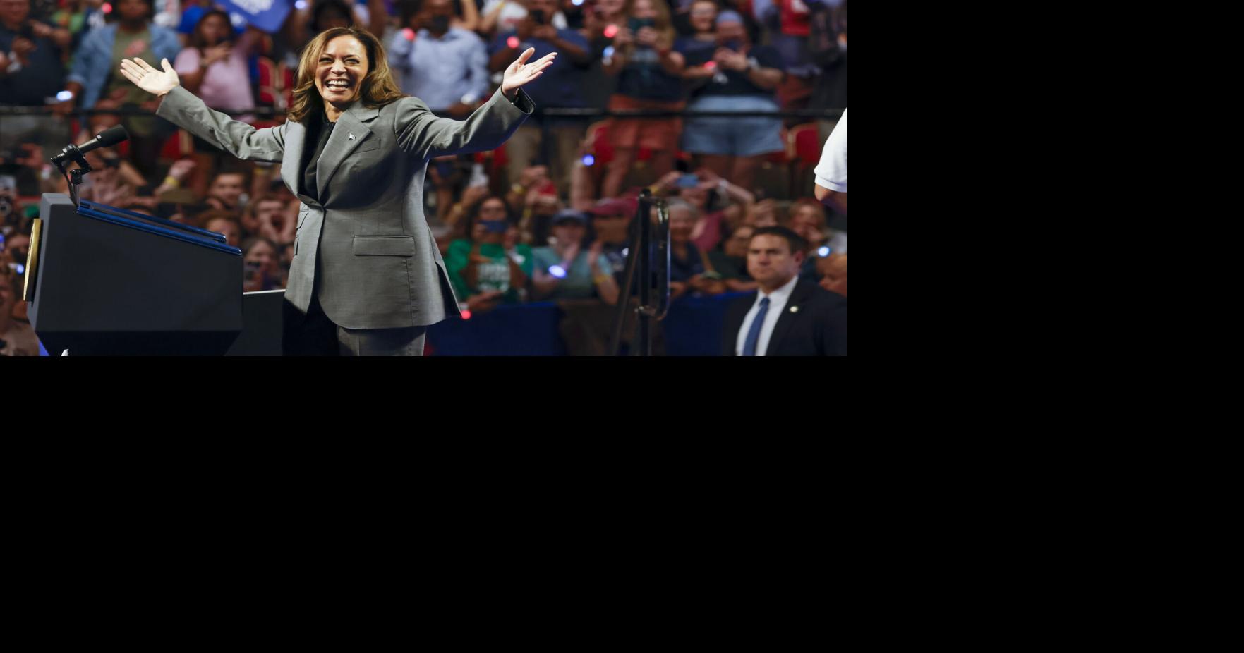 What it looked like at the Kamala Harris rally in Madison | News ...