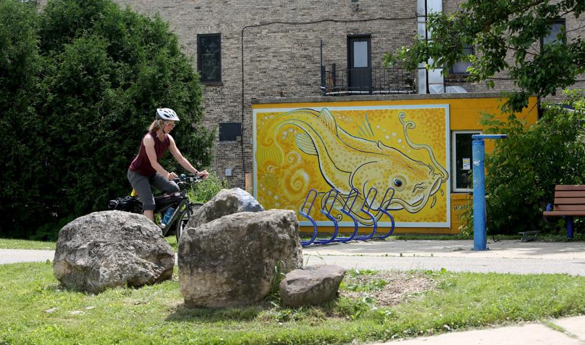 Photos: Catfish Mural debuts behind Mickey's Tavern | Local News ...