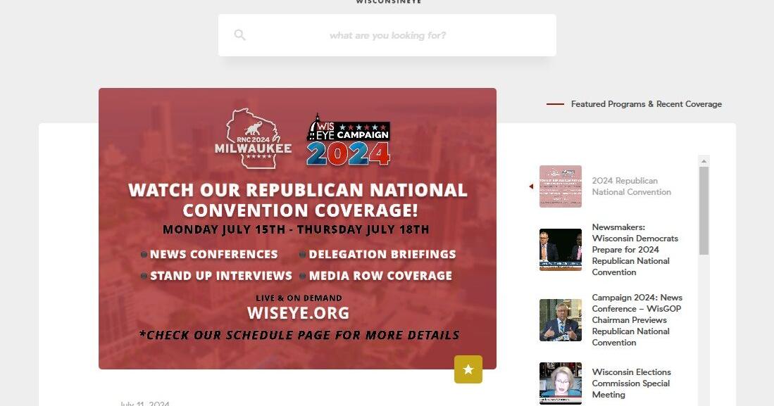 WisconsinEye on course to thrive | Plain Talk by Dave Zweifel ...