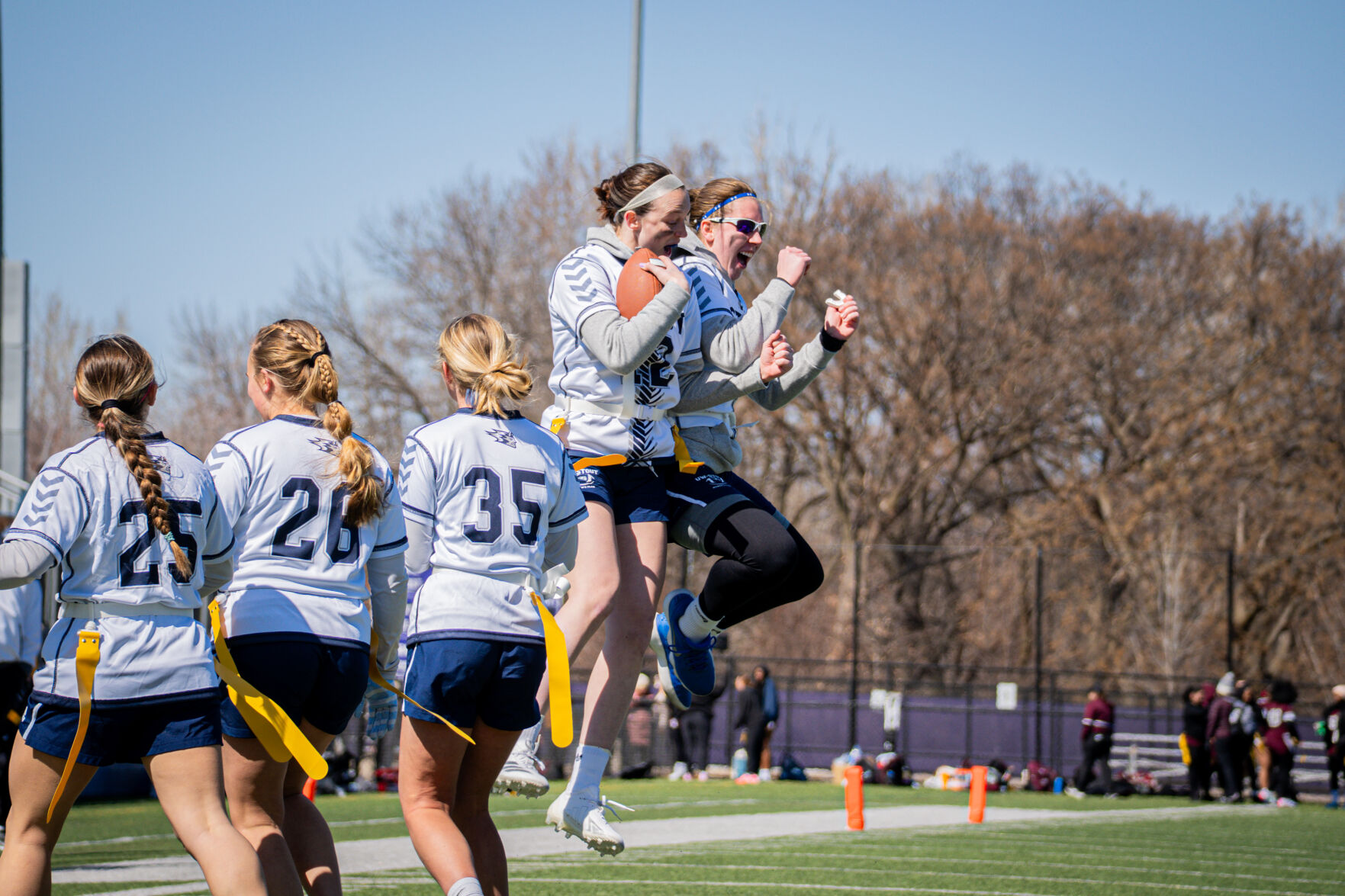 UW-Stout helps launch flag football league for college women ...