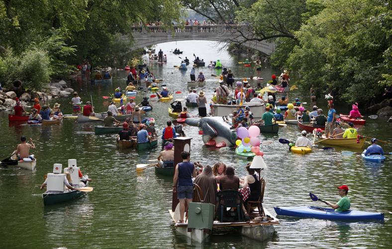 Photos: Fools Flotilla floats down Yahara | Local News | captimes.com