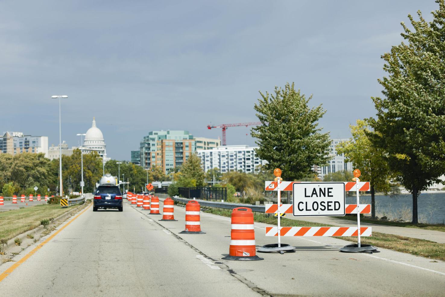 John Nolen Drive lane closures cause 8-minute driver delays, city says ...