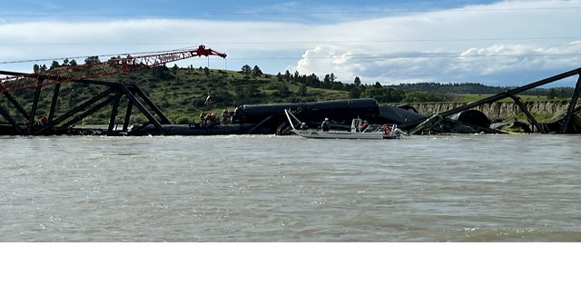 Apparent bridge collapse near Reed Point puts train in Yellowstone ...