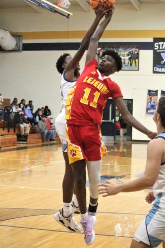 Mariners relax in 75-38 victory over Lejeune following an 83-77 ...