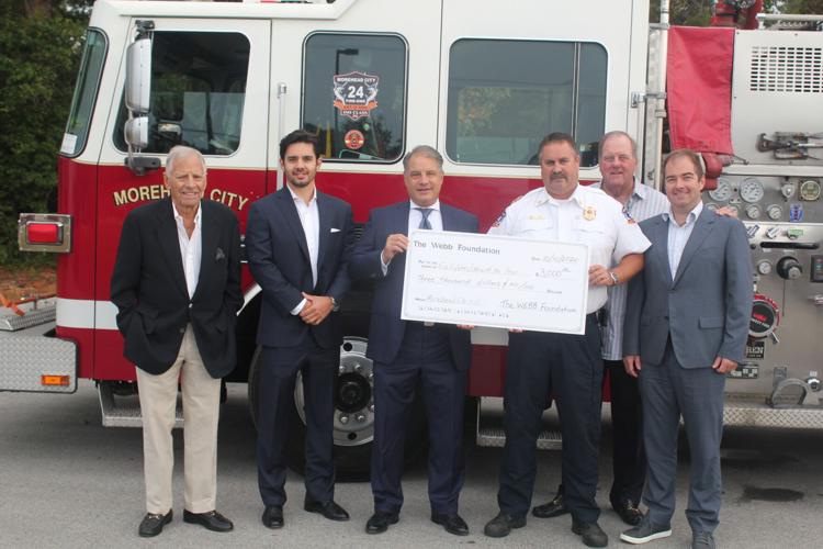 Webb Foundation presents funds to top employees at WCHS, Morehead City ...