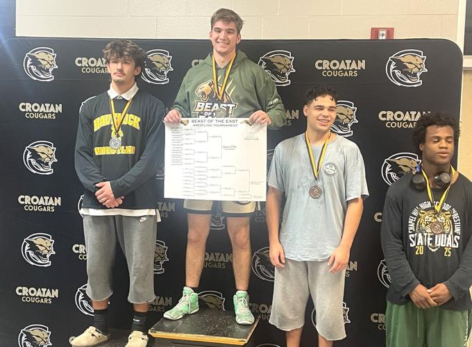 Six Croatan wrestlers reach podium at Beast of the East | Sports ...