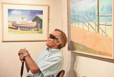 Work of Robert Irwin on display during art show | Art ...