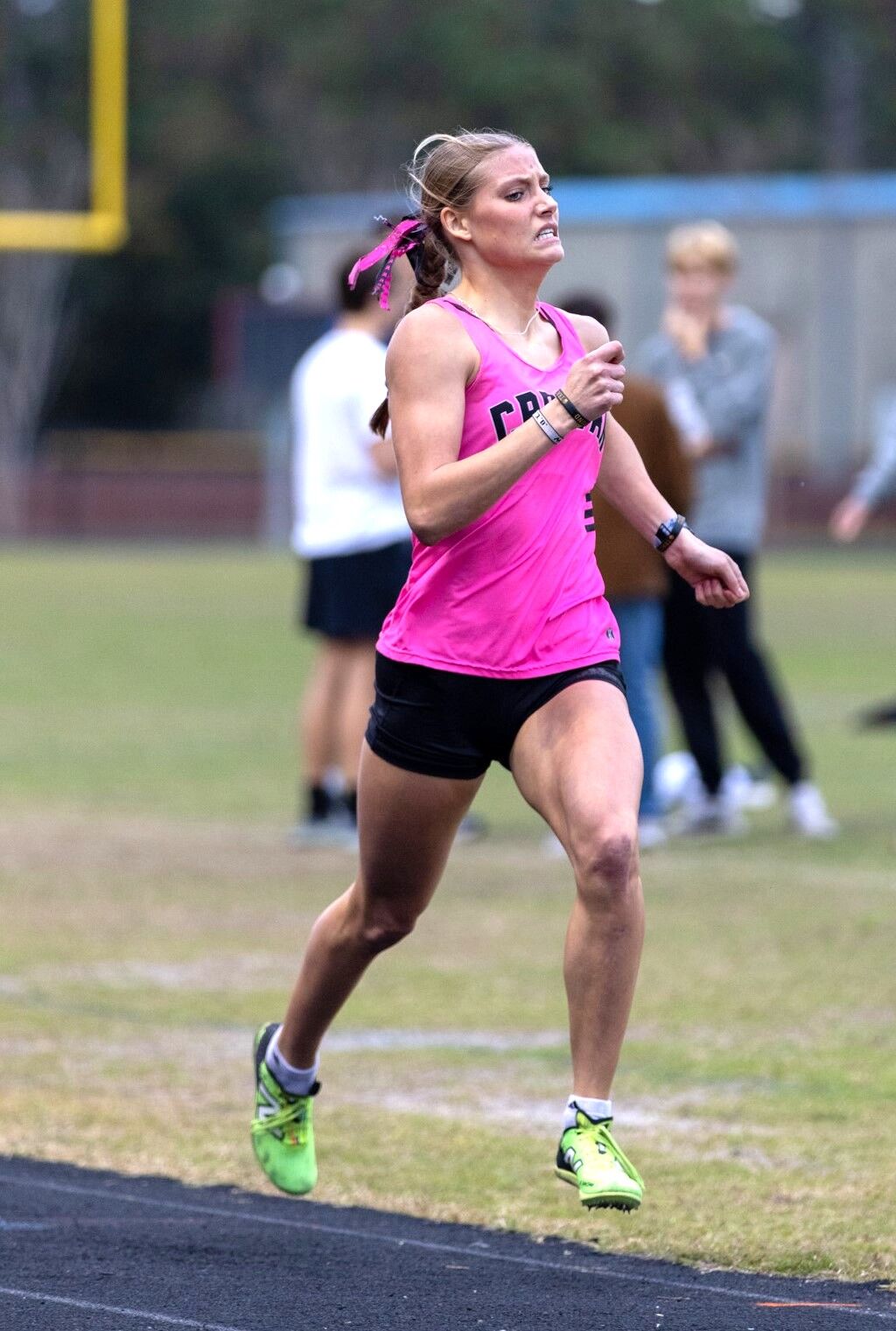 Croatan girls, West boys split winter league track and field meet ...