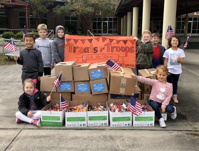 Morehead City Primary students collect sweet treats for service members ...