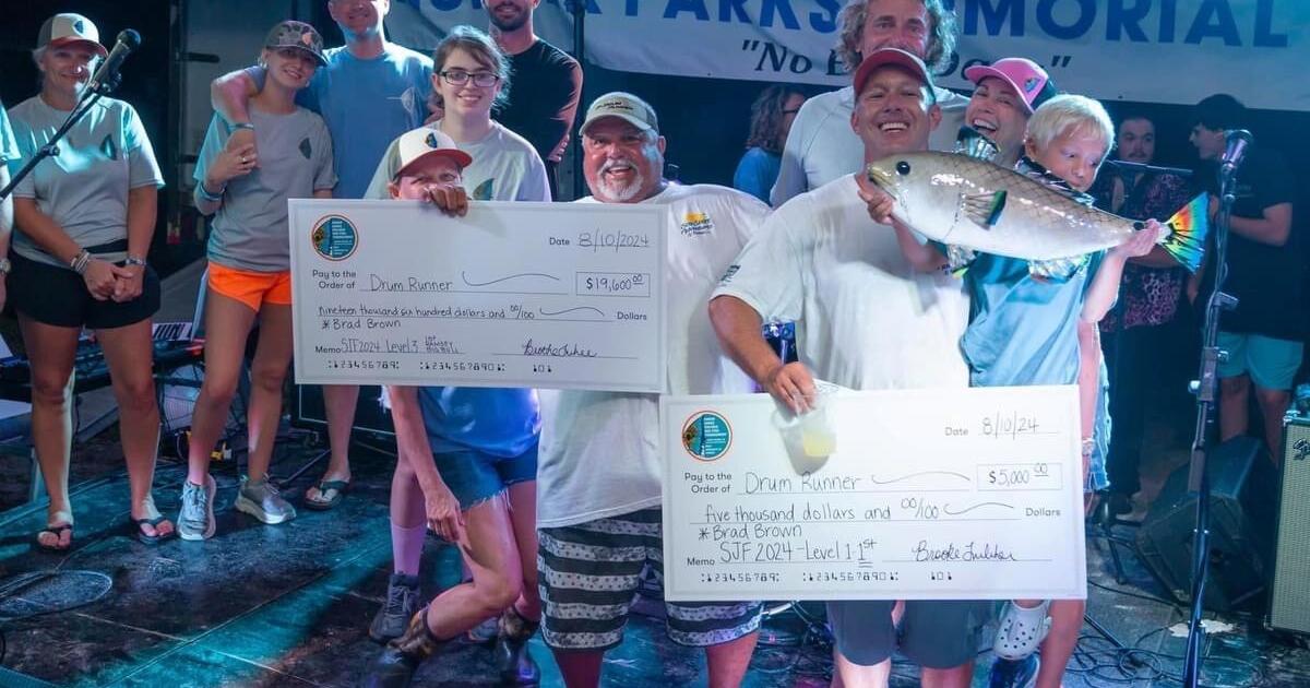 Sea Level resident Brown wins seventh annual SJF Tourney with 47 ¾-inch ...