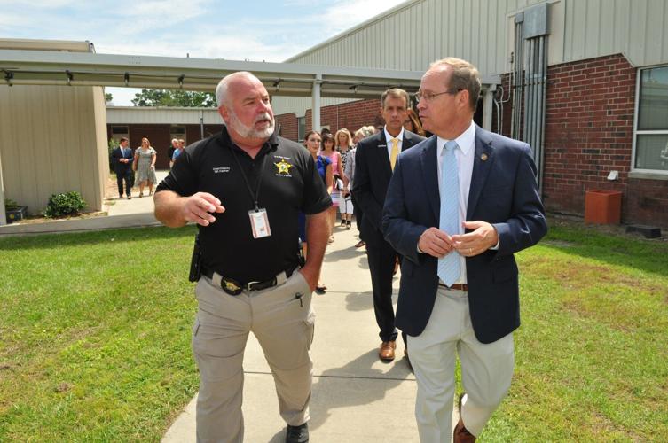 GALLERY: Murphy views security measures at two county schools, tours ...