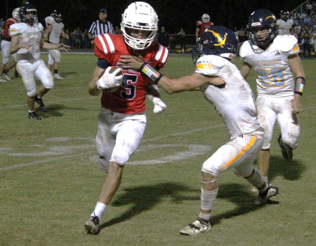 Patriots roll to 55-14 victory over East in Mullet Bucket; West scores ...