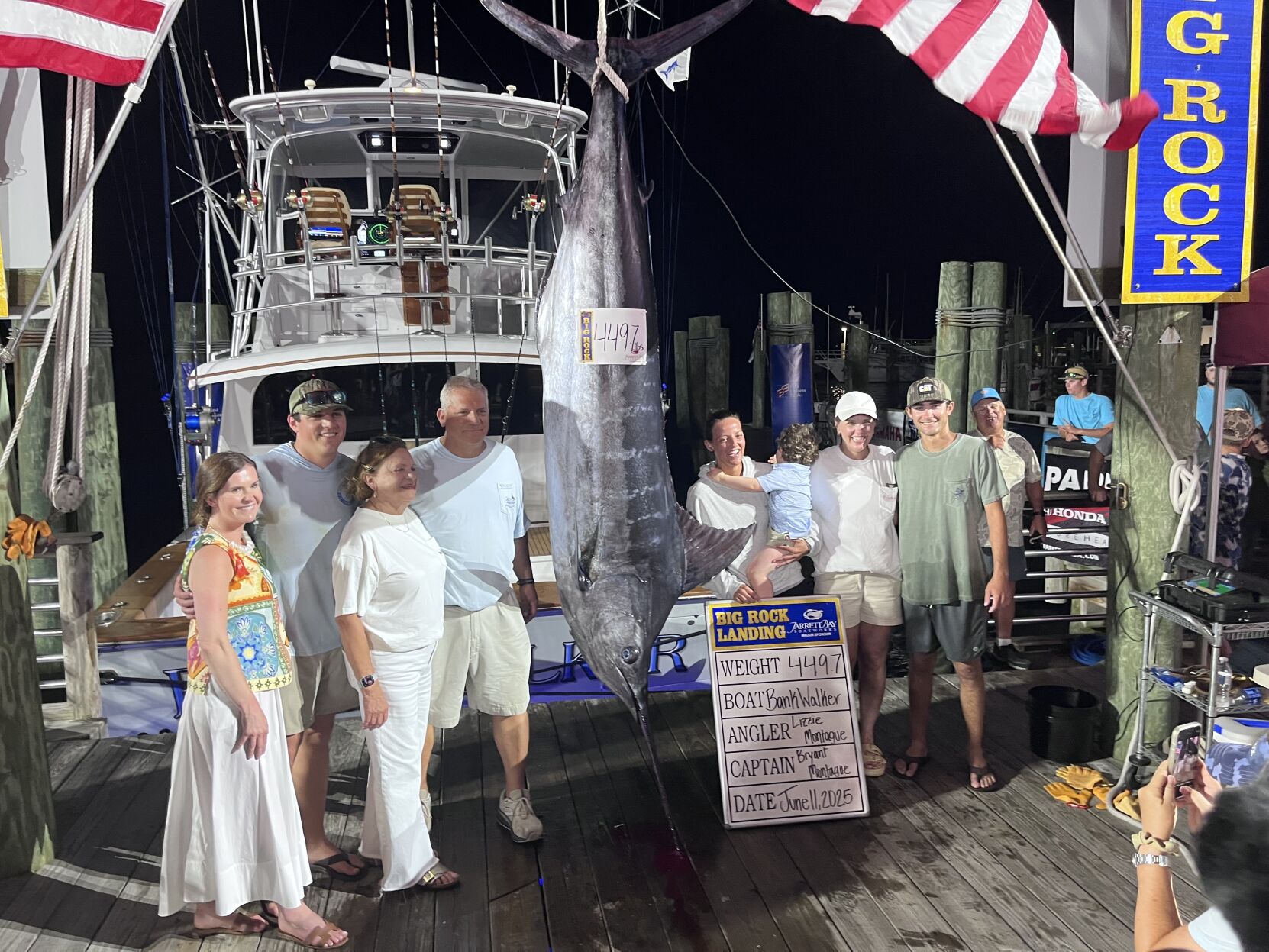 Bankwalker brings in first blue marlin to the scales at Big Rock | News ...