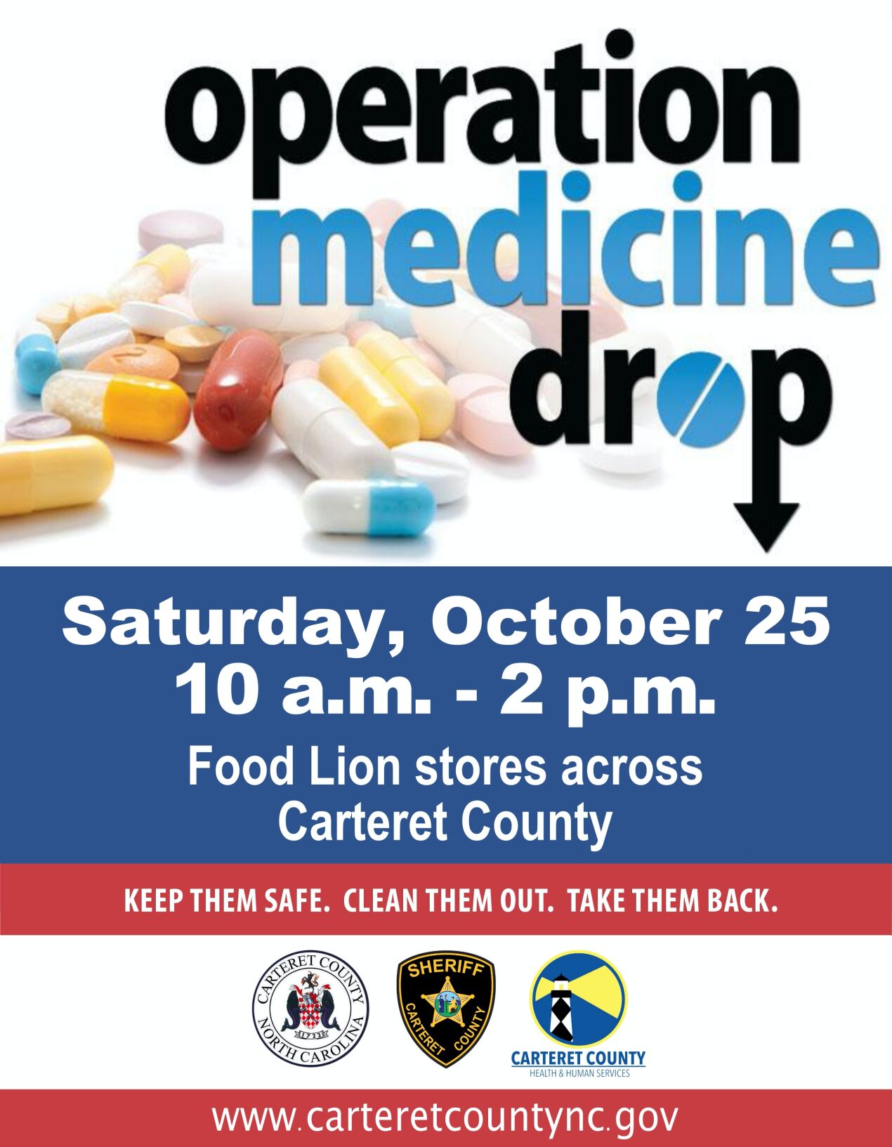 Carteret County Sheriff’s Office to host medication disposal event Oct ...