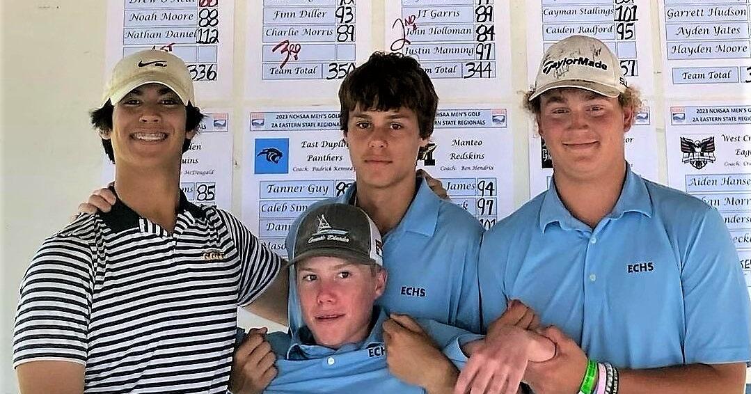 East golf team qualifies for state tournament for first time in school ...