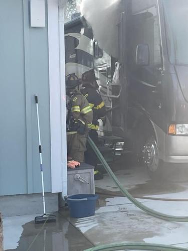 Western Carteret Fire Department puts out motor home fire, saves garage ...