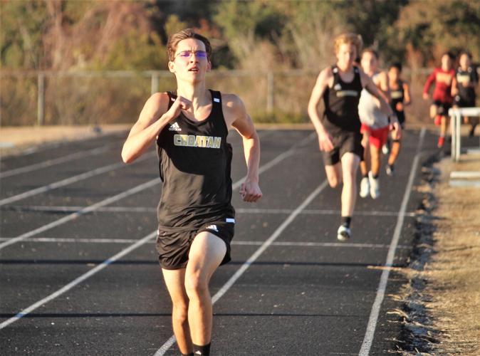 Croatan sweeps another winter track and field meet, girls and boys each ...