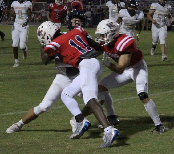 Patriots roll to 55-14 victory over East in Mullet Bucket; West scores ...