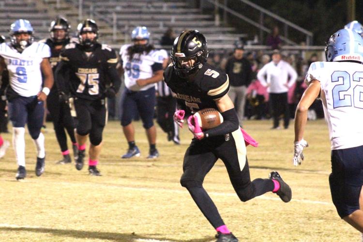Cougars take out frustrations in 59-7 win over Pirates | Sports ...