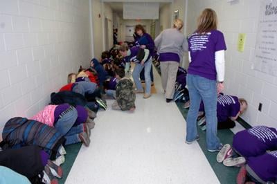 tornado drill position