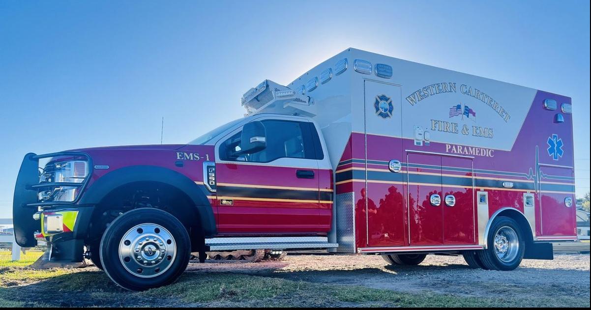Western Carteret Fire and EMS Department puts new ambulance in service ...