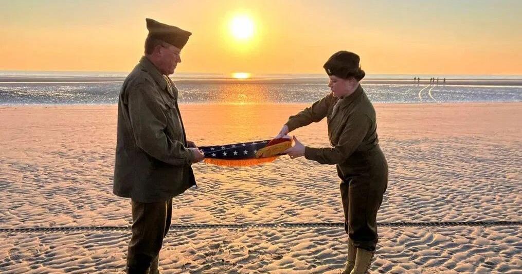 The sun rises over Normandy's beaches on D-Day's 80th anniversary ...