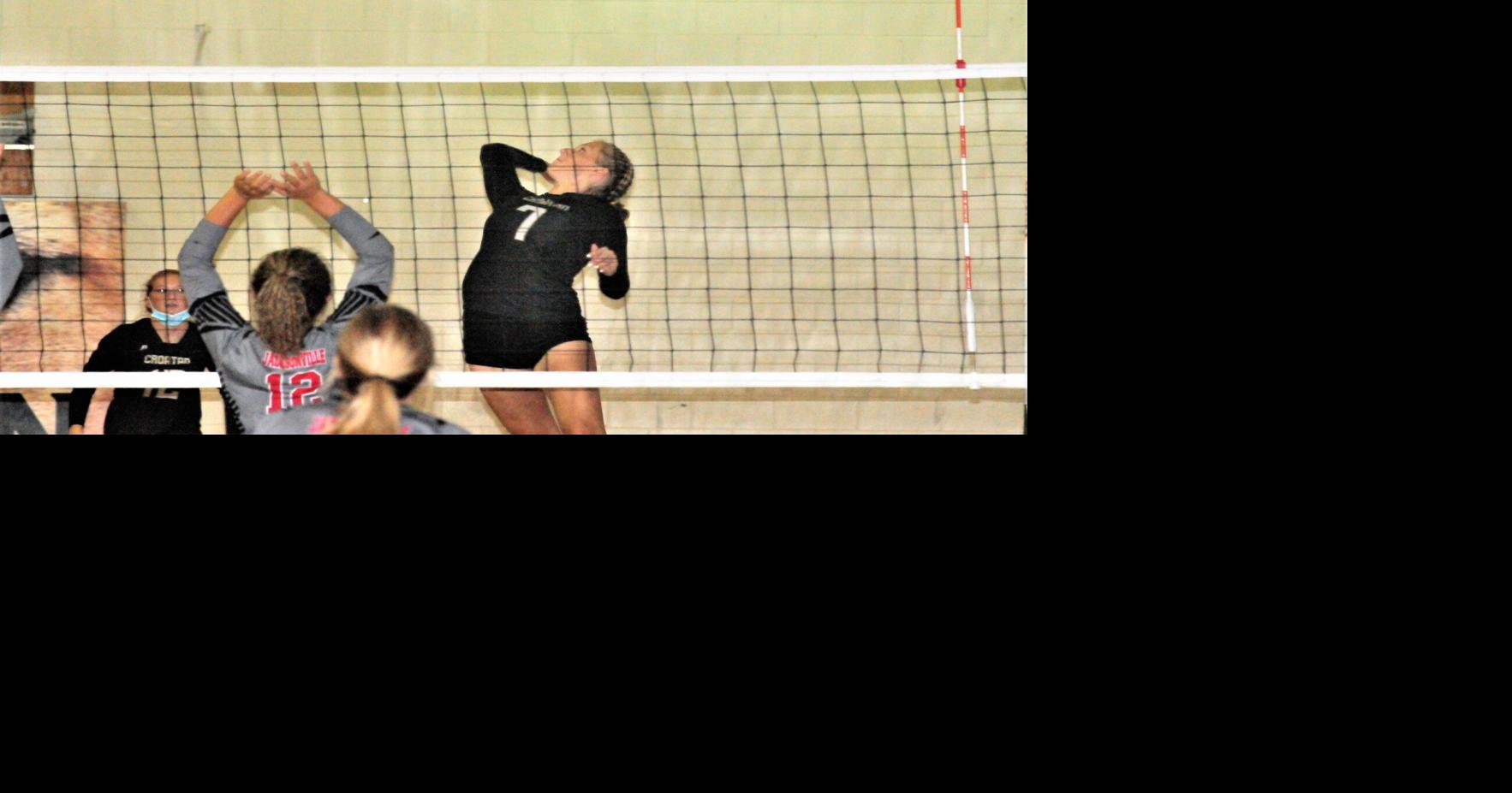 Cougar spikers rebound from loss to Rose in blanking Jacksonville 3-0 ...