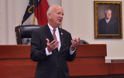 NC Chief Justice Newby honors retired associate justice during a visit ...