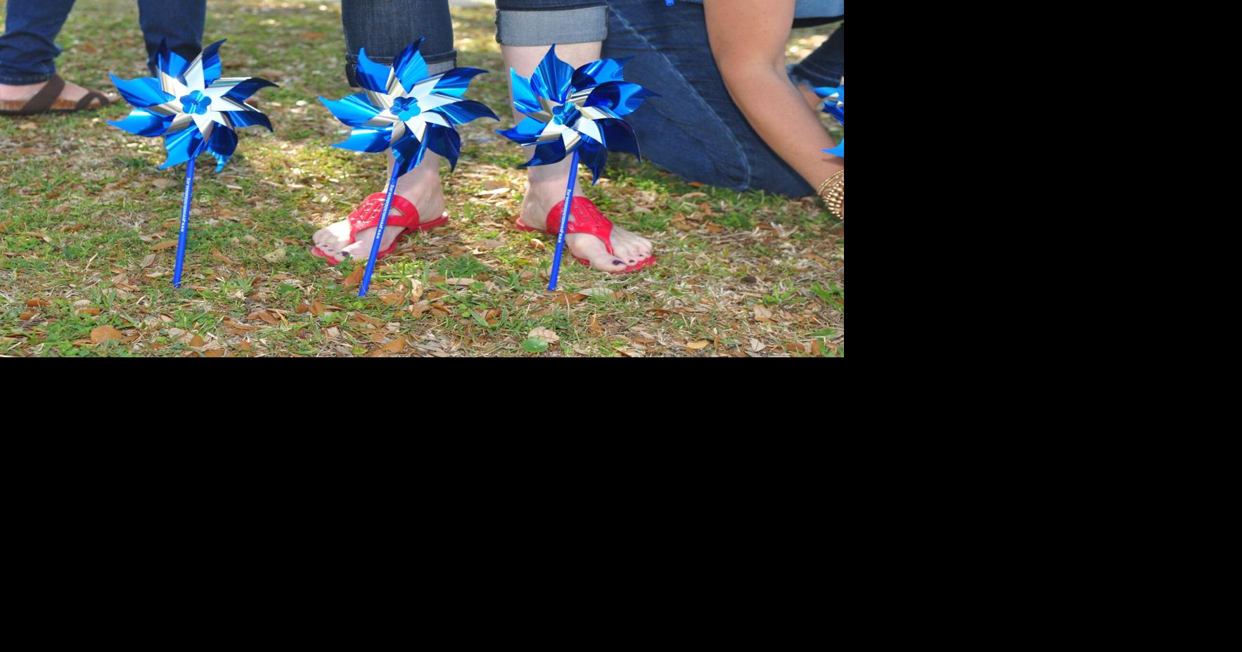 Pinwheel planting ceremony, walk raise awareness of Child Abuse ...
