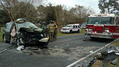 Head-on car collision hospitalizes three | News | carolinacoastonline.com