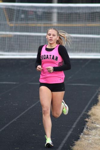 Croatan girls, West boys split winter league track and field meet ...