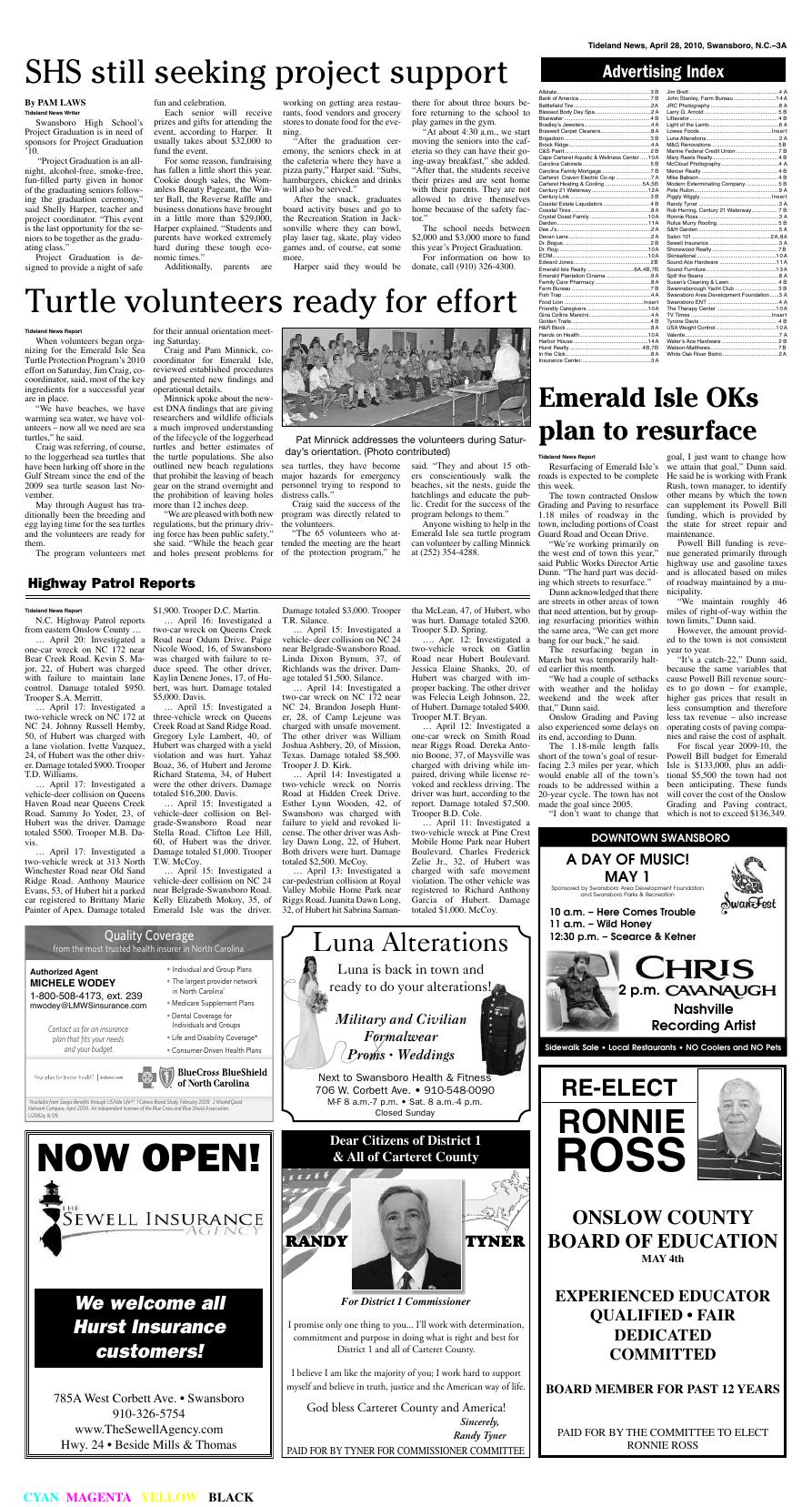 Page 3A | Tideland News | carolinacoastonline.com