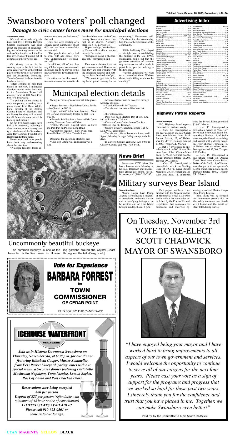 Page 3A | Tideland News | carolinacoastonline.com