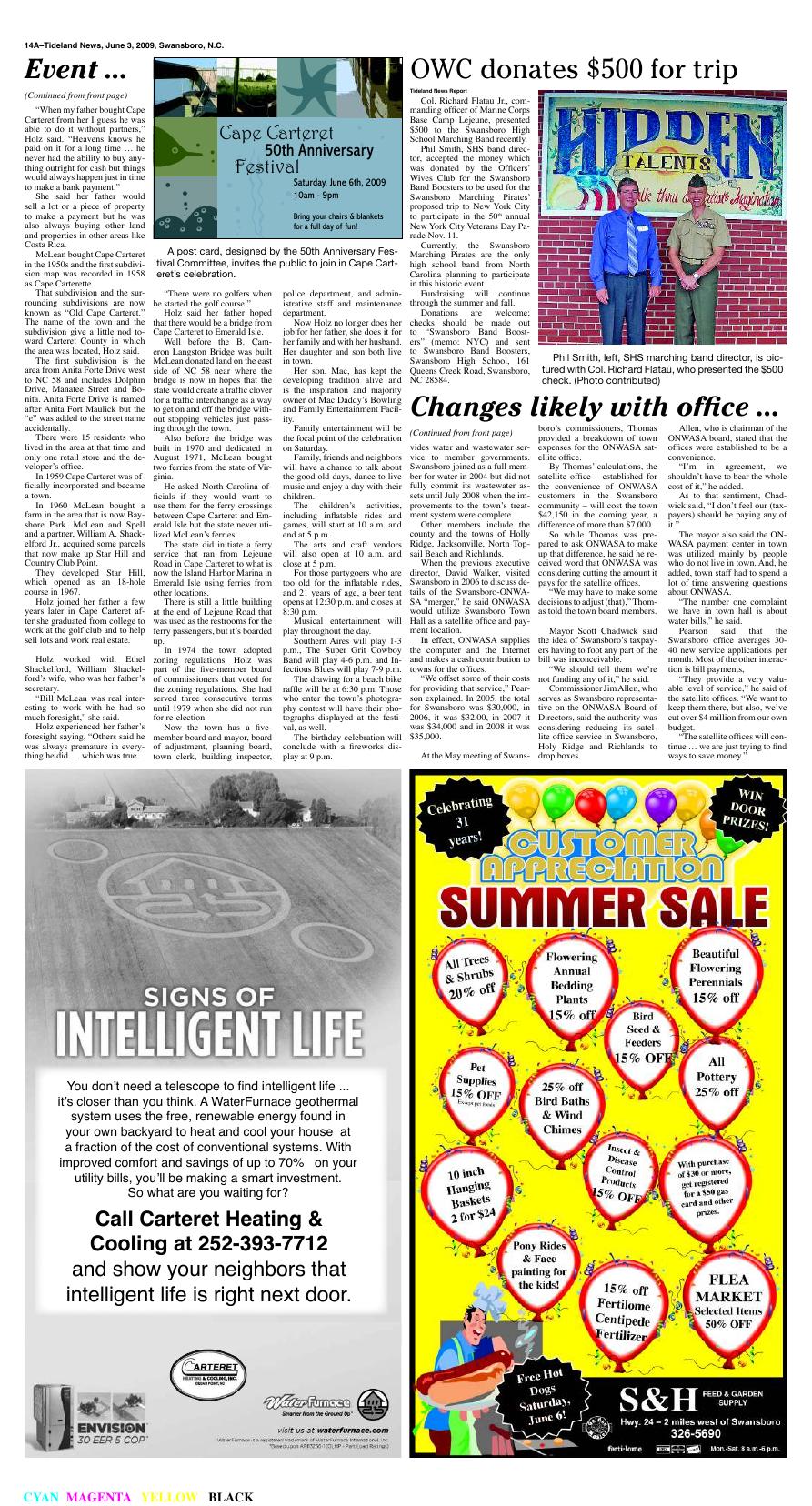 Page 14A | Tideland News | carolinacoastonline.com