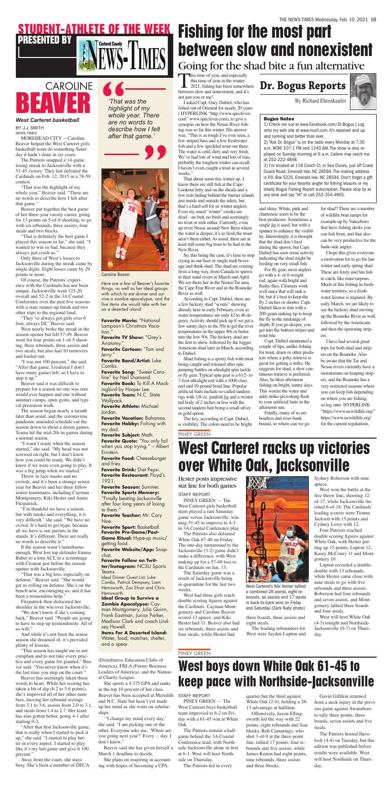 Page D-05 | Tideland news | carolinacoastonline.com