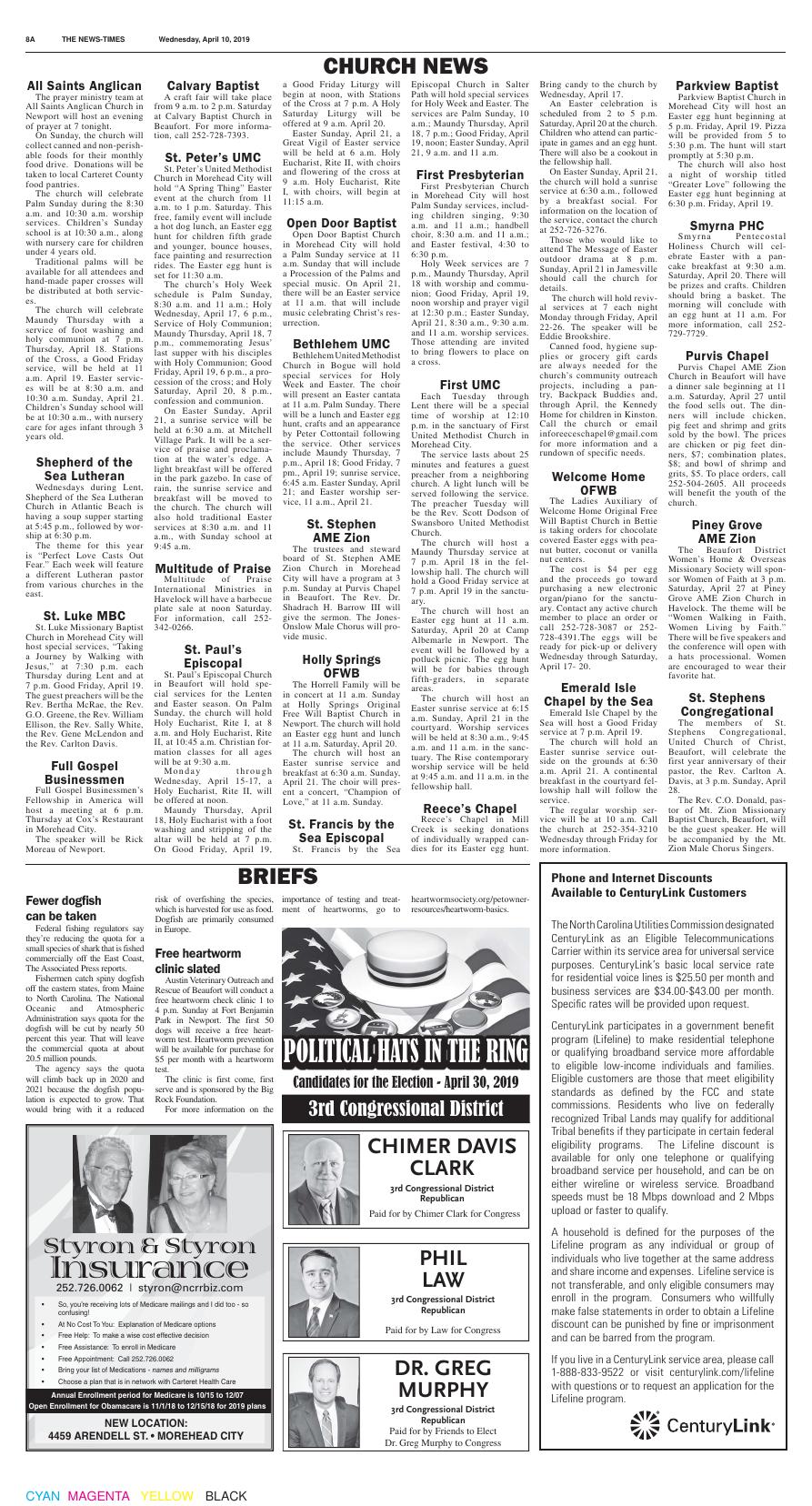 Page B8 | Tideland news | carolinacoastonline.com