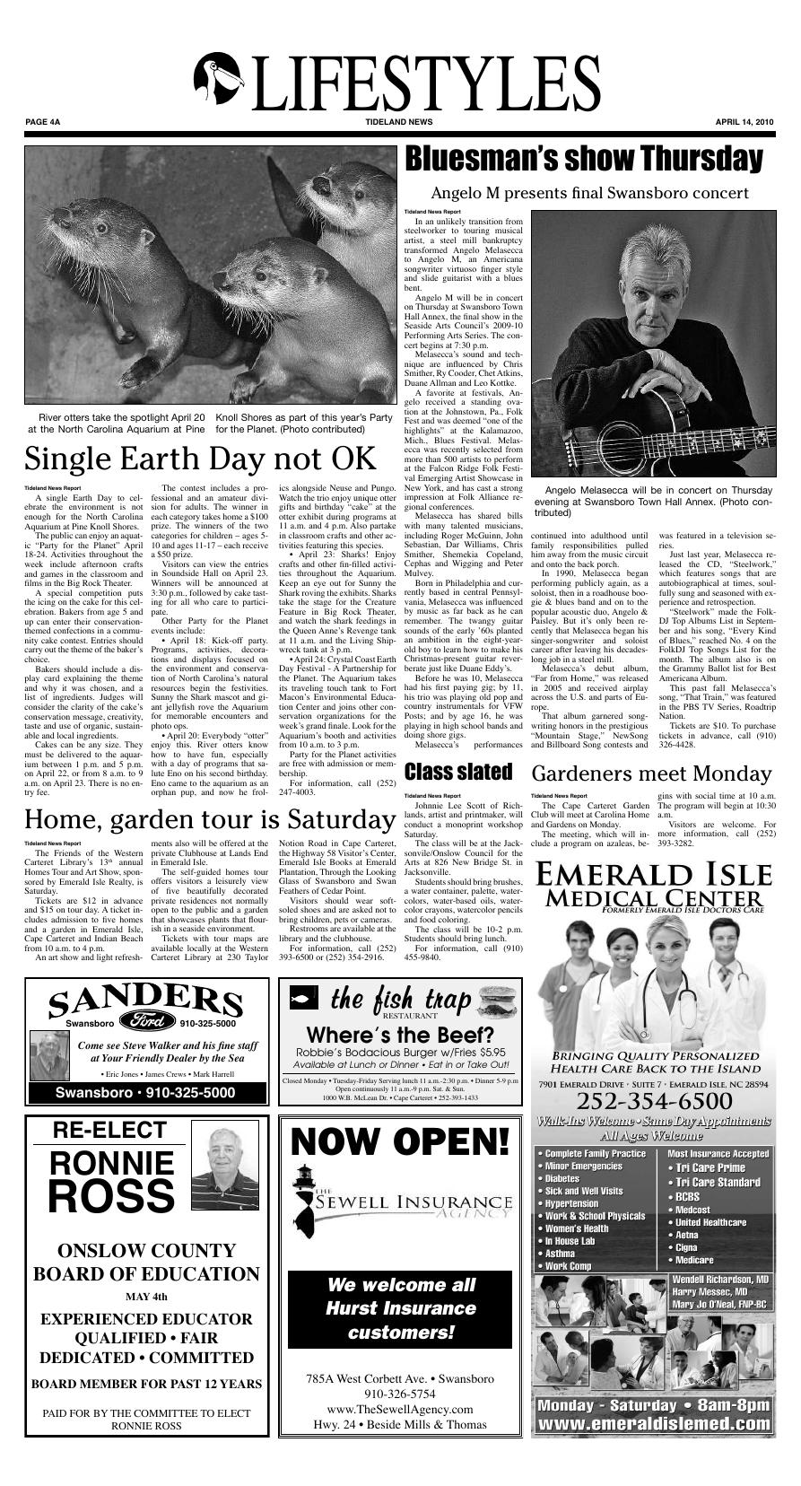 Page 4A | Tideland News | carolinacoastonline.com