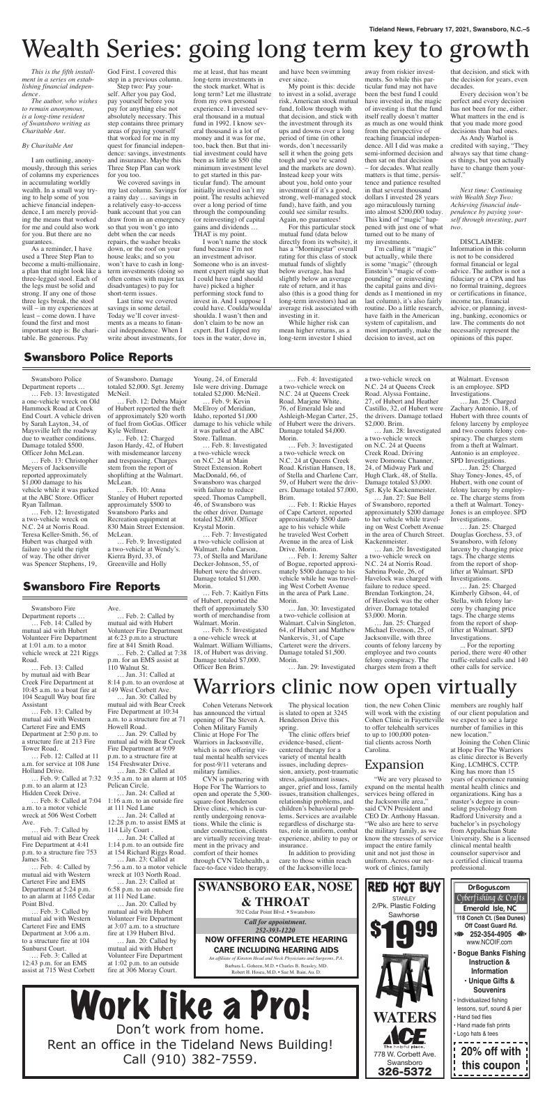 Page A-04 | Tideland news | carolinacoastonline.com