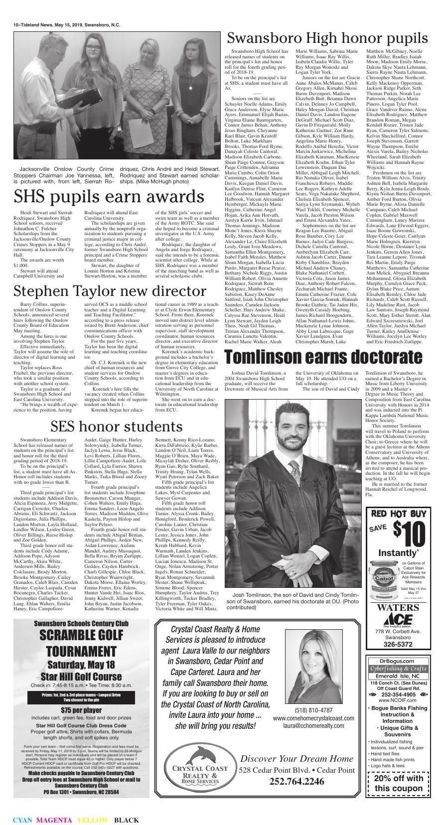 Page A10 | Tideland news | carolinacoastonline.com