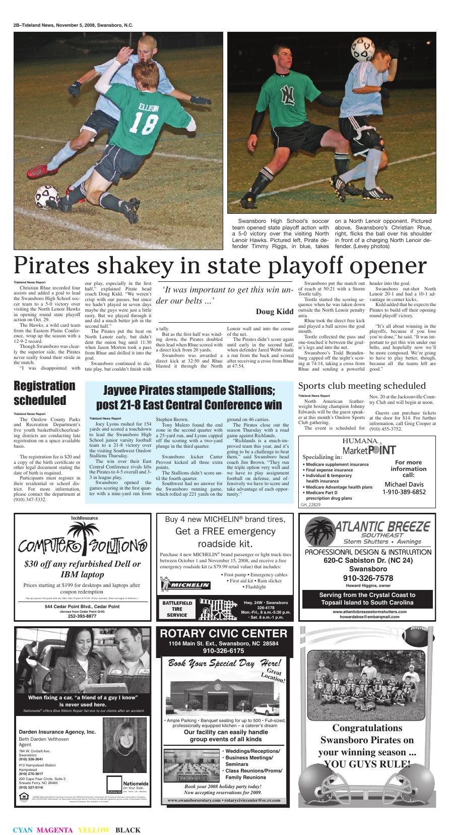 Page 2B | Tideland News | carolinacoastonline.com