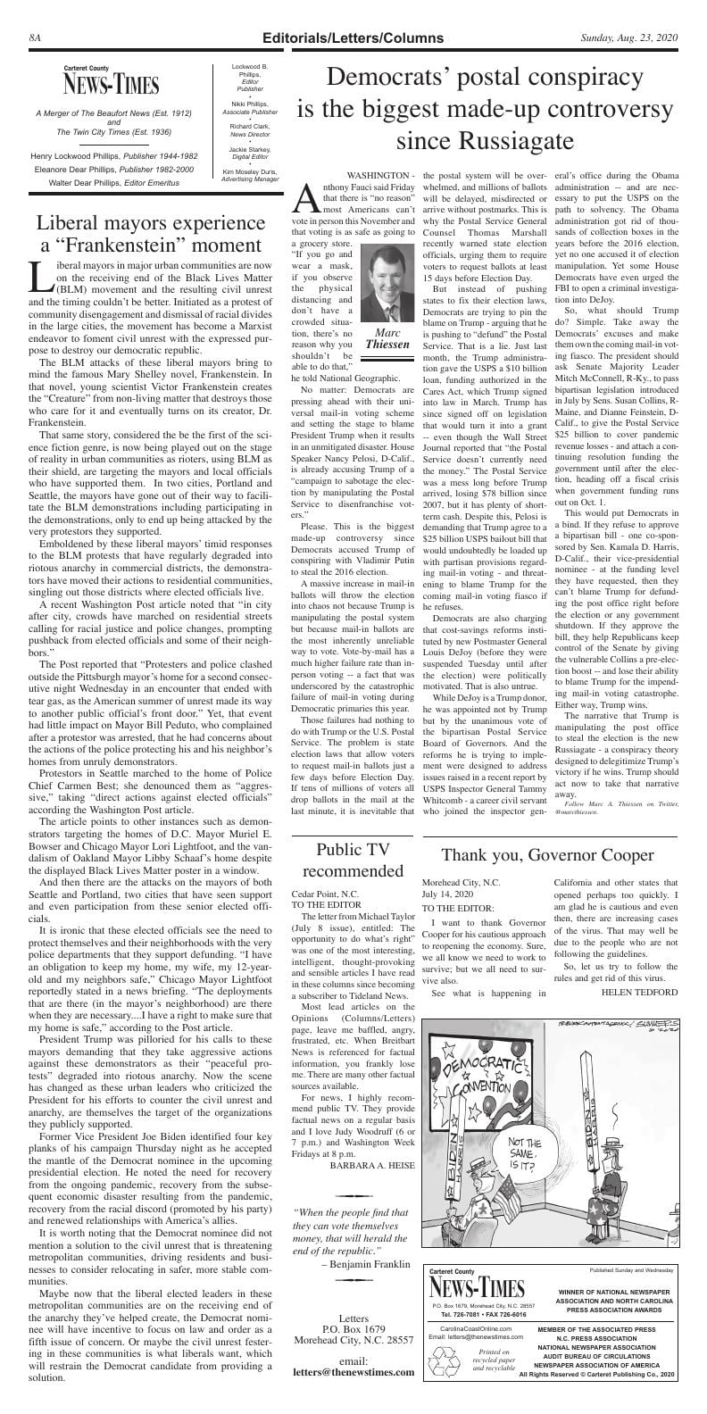 Page A-08 | e-Edition | carolinacoastonline.com