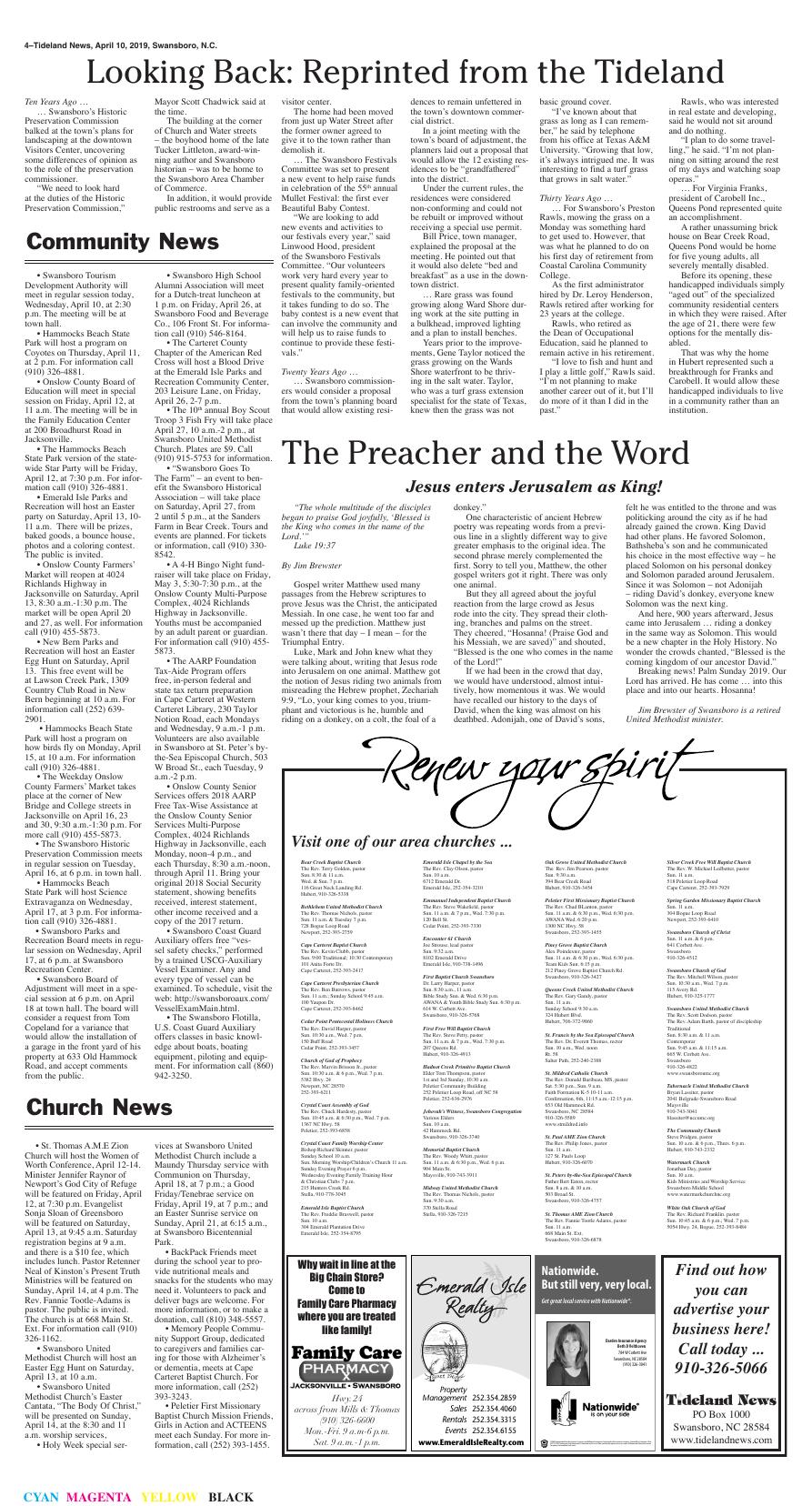 Page A4 | Tideland news | carolinacoastonline.com
