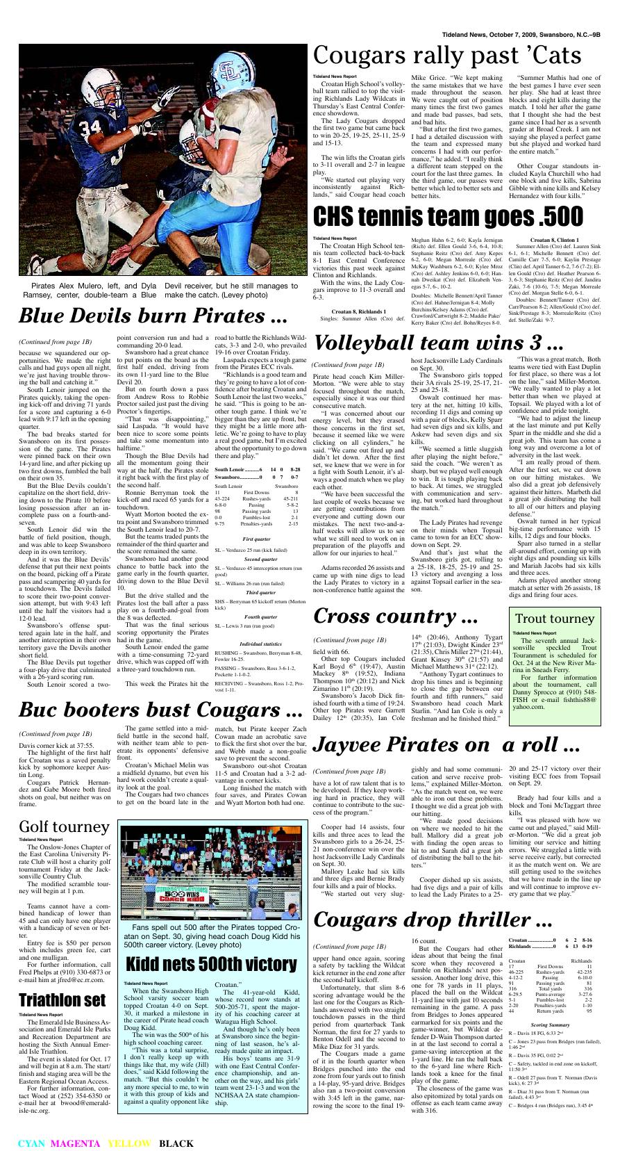 Page 9B | Tideland News | carolinacoastonline.com