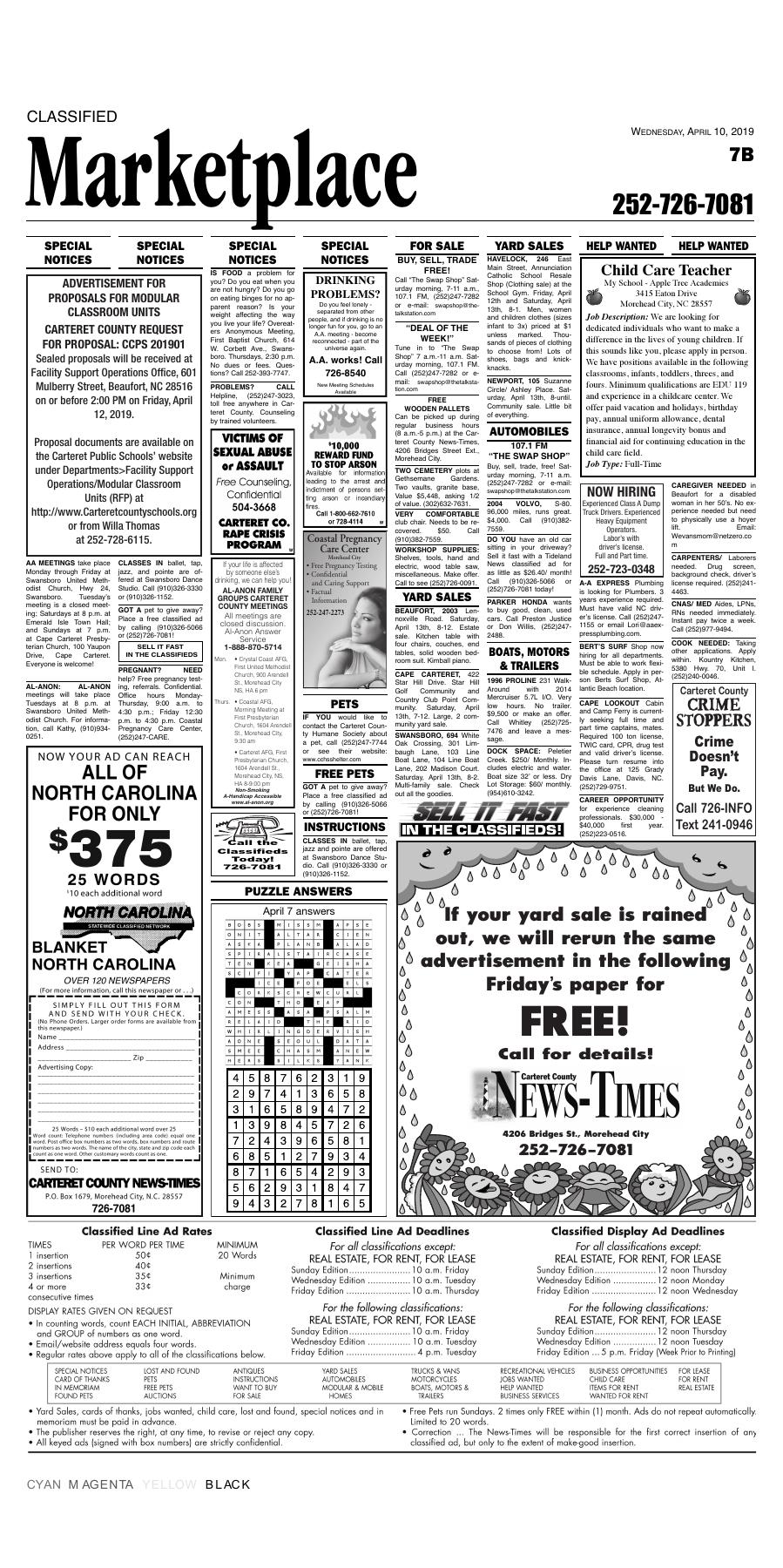 Page C7 | Tideland news | carolinacoastonline.com