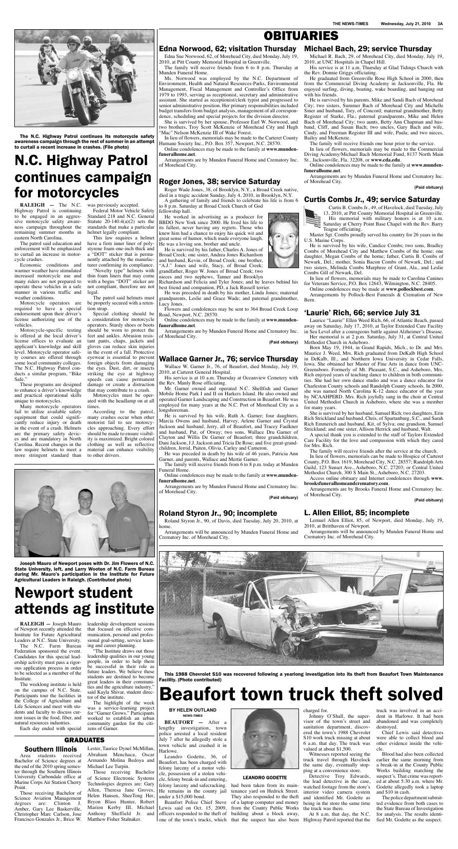 Page 3A | Carolina Coast Online | carolinacoastonline.com