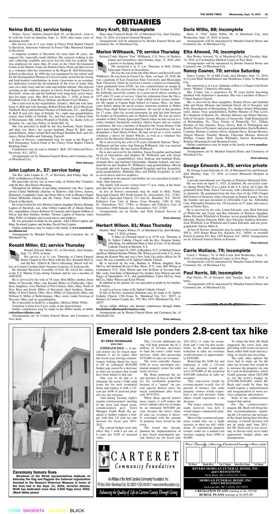 Page 3A | Carolina Coast Online | carolinacoastonline.com