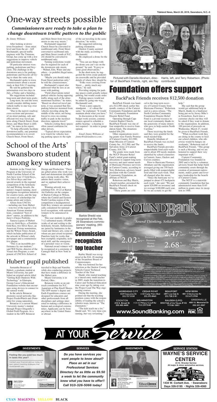 Page A5 | Tideland news | carolinacoastonline.com