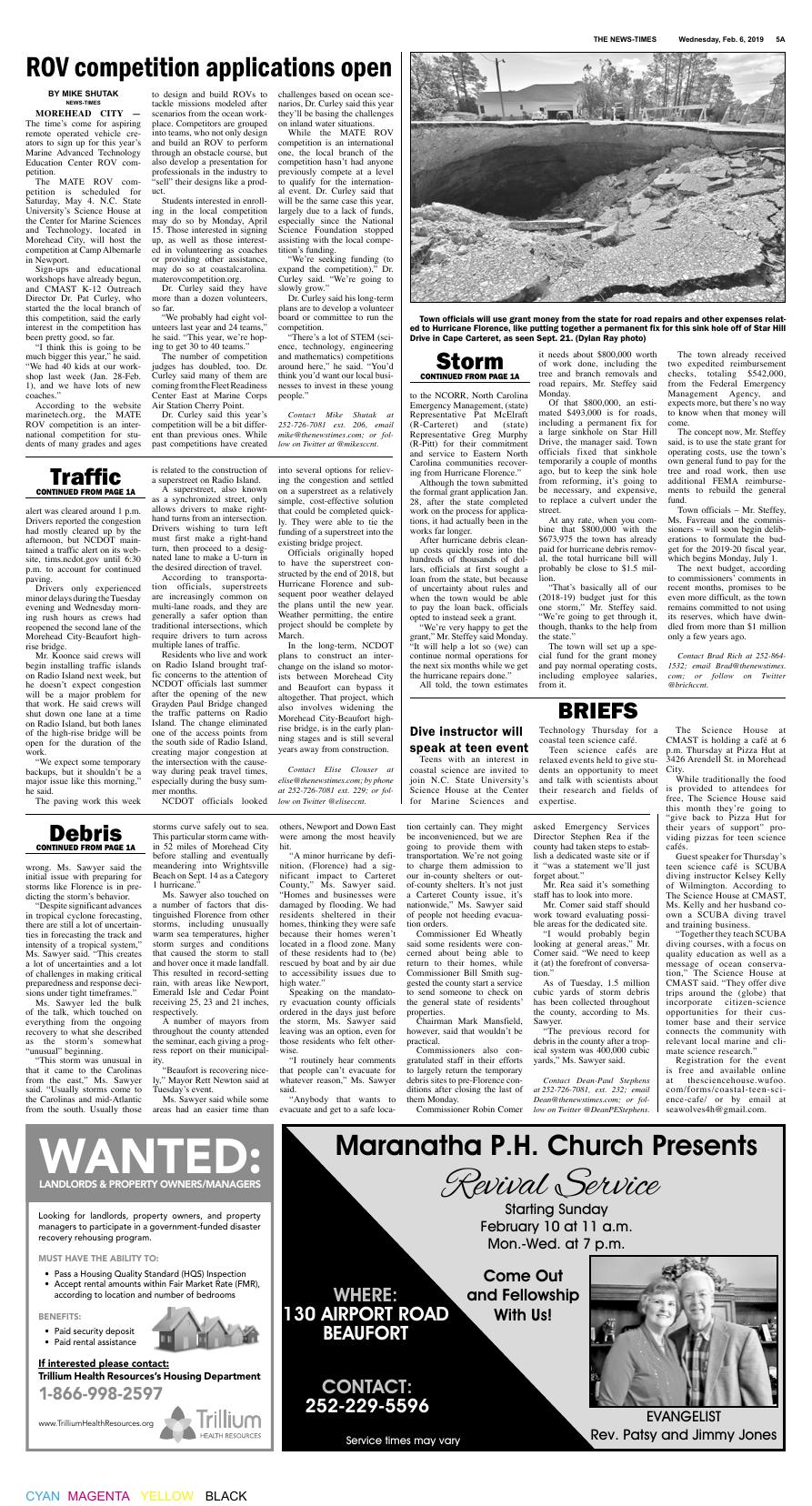 Page B5 | Tideland news | carolinacoastonline.com