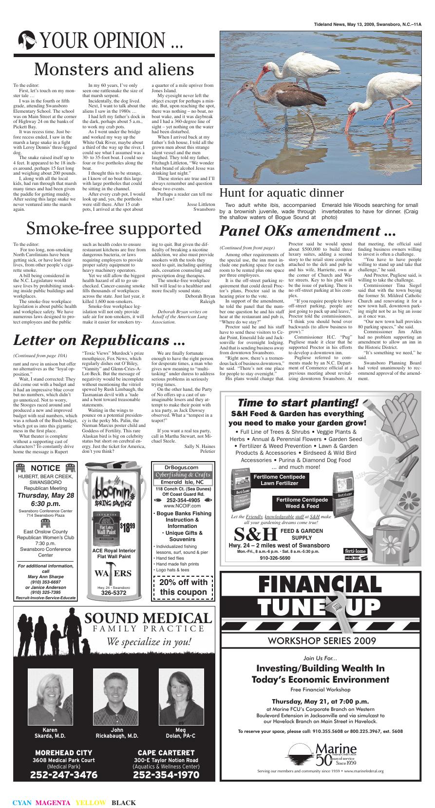 Page 11A | Tideland News | carolinacoastonline.com